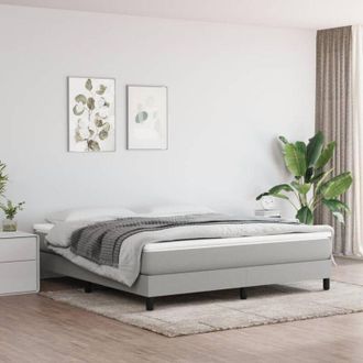 vidaXL Vidaxl - Matelas de lit &agrave; ressorts ensach&eacute;s Gris clair 160x200x20 cm