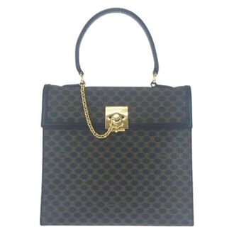 Celine Sac &agrave; main vintage en plastique Pre-owned - Femme - Pre-owned - Brun - Taille: ONE Size