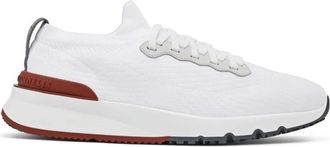 Brunello Cucinelli Homme, Chaussures, Blanc, Taille: 40 EU Chaussures plates