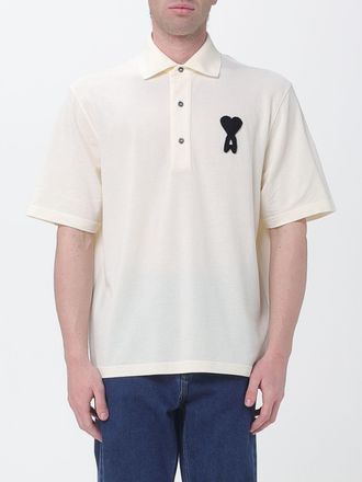 Ami Polo AMI PARIS Homme couleur Beige