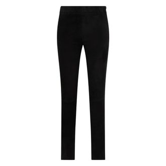 Moorer Femme, Pantalons, Noir, Taille: 36 FR Pantalon ajust&eacute; &eacute;lastique