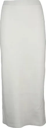 Seventy Femme, Jupes, Blanc, Taille: 40 FR Jupe Longue Tube Tricot