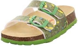 Superfit Pantoufles avec Semelle intérieure Chausson, Vert Olive 7060, 25 EU Large