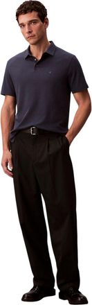 Calvin Klein Poloshirt f&uuml;r Herren, Mit Kragen, Pima-Baumwolle (aus Peru), kurz&auml;rmlig (Tintenblau)
