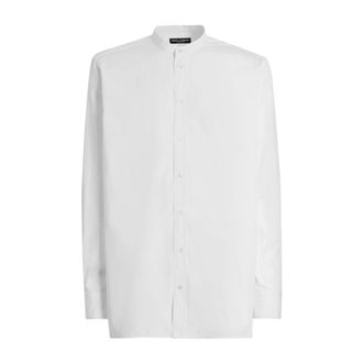 Dolce & Gabbana Baumwollhemd - - Shirts - Herren - Wei&szlig; - XL