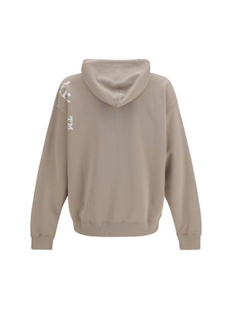 Off-white Mens Vertical Bookish Skate Hoodie String Cotton Sweatshirts Sweater