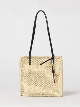 Maneb&igrave; H&auml;kel-Raffia-Tasche