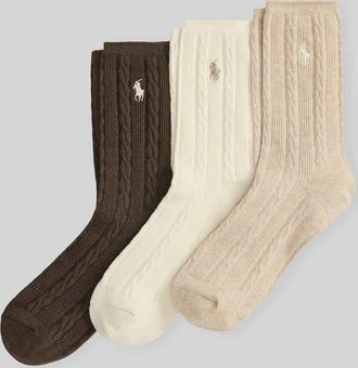 Polo Ralph Lauren Socken aus Baumwoll-Mix im 3er-Pack
