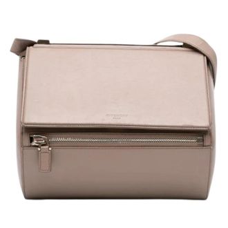 Givenchy Pre-owned Leder Schultertasche - - Pre-owned - Damen - Braun - ONE SIZE