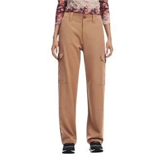 Desigual Volga Cargo Hose - - Trousers - Damen - Braun - L