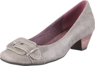 Andrea Conti Damen 0591186 Pumps, Grau/Taupe