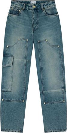 Ganni Femme, Jeans, Bleu, Taille: W26 Jeans Ample