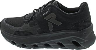 Rieker Femme W3500 Baskets Basses, Noir, 43 EU