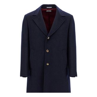Brunello Cucinelli Homme, Manteaux, Bleu, Taille: M Cappotto