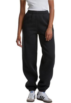 Urban Classics Ladies Fluffy Sweatpants Black, 4XL