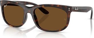 Ray-Ban Balorette Sonnenbrillen Havana Fassung Braun Glas Polarisiert 57-19