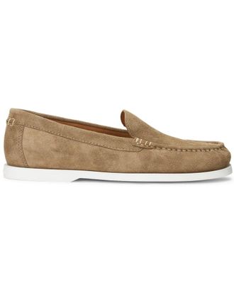 Ralph Lauren Loafer aus Veloursleder mit Steppnaht in