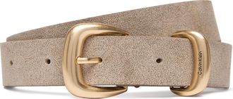 Calvin Klein Dameng&uuml;rtel Calvin Klein 2Piece Suede Strap 25Mm LV04F7065G Beige