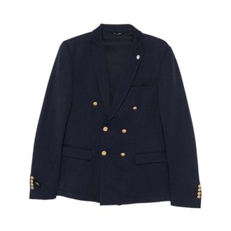 Daniele Alessandrini Homme, Costumes, Bleu, Taille: 2XL Formal Blazers