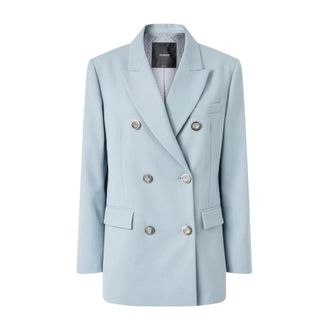 Pinko Pinko, Femme, Vestes, Bleu, Taille: 34 FR Guineana Blazer