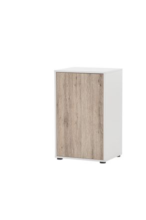 Schildmeyer Aktenschrank Reno 400, 152200, wei&szlig;/wildeiche Dekor, 51 x 41 x 83,6 cm