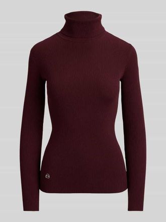 Lauren Ralph Lauren Slim Fit Rollkragenpullover aus Baumwoll-Modal-Mix