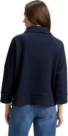 Tom Tailor Sweatjacke Boxy mit Taschen