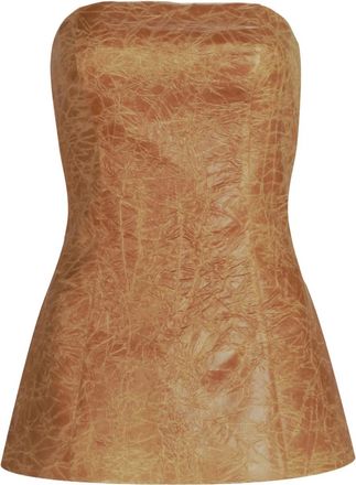 Silvia Tcherassi haut-bustier Astor - Marron