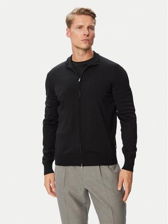 HUGO BOSS Strickjacke H-Balonso 50566344 Schwarz Regular Fit