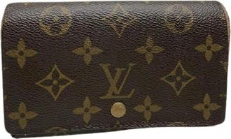 Louis Vuitton unisex, Pre-owned, Brun, Taille: ONE Size Portefeuille Vintage en Toile Pre-owned