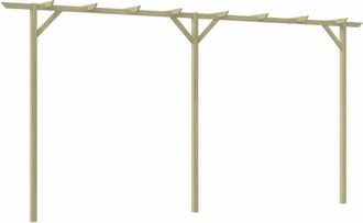 vidaXL Pergola de jardin 410 x 40 x 203 cm Bois Vidaxl