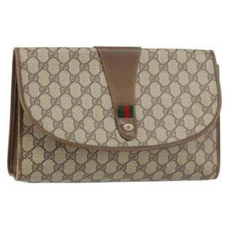 Gucci Pochette Pre-owned - Femme - Pre-owned - Beige - Taille: ONE Size