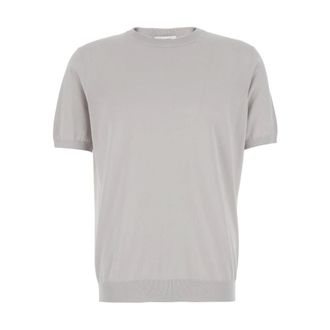 KANGRA Homme, Pulls, Gris, Taille: L Cotton Knit T-Shirt