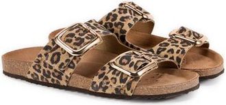 Geox Mules imprim&eacute; l&eacute;opard en cuir