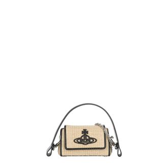 Vivienne Westwood Femme, Sacs, Beige, Taille: ONE Size Rafia Hand Bag