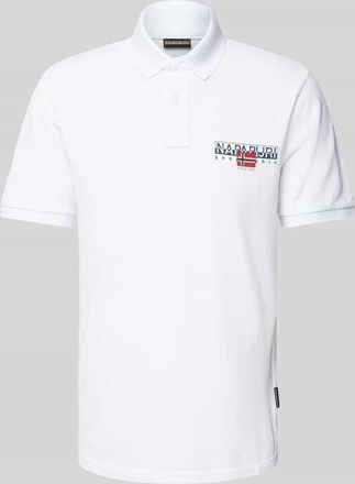 Napapijri Slim Fit Poloshirt mit Label-Print Modell AYLMER
