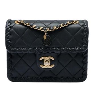 Chanel Pre-owned Vintage Geflochtene Leder Umh&auml;ngetasche - - Pre-owned - Damen - Schwarzk - ONE SIZE