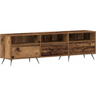 vidaXL Meuble TV Bois ancien 150 x 30 x 44,5 cm Bois ding&eacute;nierie vidaXL