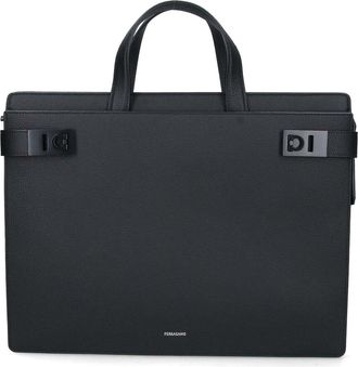 Ferragamo Shopper - Schwarz
