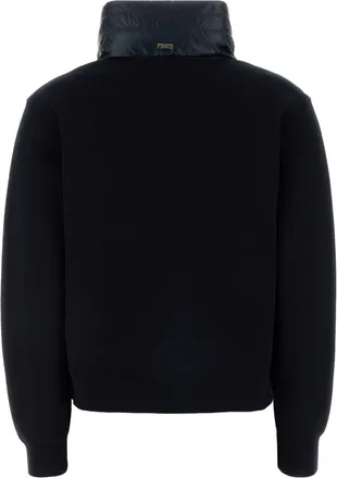 Herno Bimateriale Down Jacket - Navy