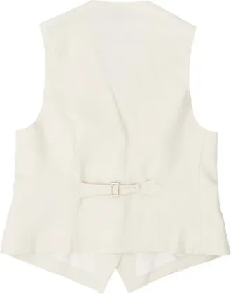 Officine G&eacute;n&eacute;rale Cleo Waistcoat - White