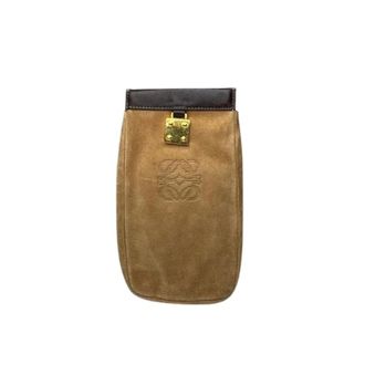 Loewe Pre-owned Vintage Suede Pouch - - Pre-owned - Damen - Braun - ONE SIZE