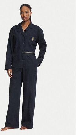Tommy Hilfiger Pyjama UW0UW06693 Dunkelblau Relaxed Fit