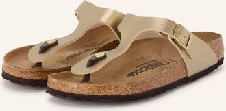 Birkenstock Zehentrenner Gizeh Birko-Flor gold