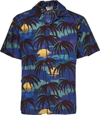 Dr&ocirc;le de Monsieur Homme, Chemises, Multicolore, Taille: L Colletto Vintage Short Sleeve Shirt