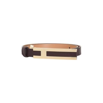 Elisabetta Franchi Bordeaux Damen G&uuml;rtel Elegantes Design - - Accessories - Damen - Braun - L