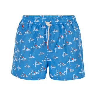 Kiton Beachwear - - Swimwear - Herren - Blau - M