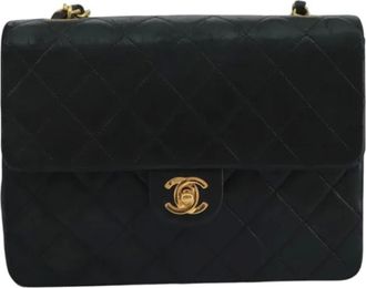 Chanel Pre-owned Cuir sacs-chanel - Femme - Pre-owned - Noir - Taille: ONE Size