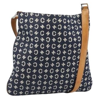 Celine Sac bandouli&egrave;re Pre-owned en toile - Femme - Pre-owned - Bleu - Taille: ONE Size