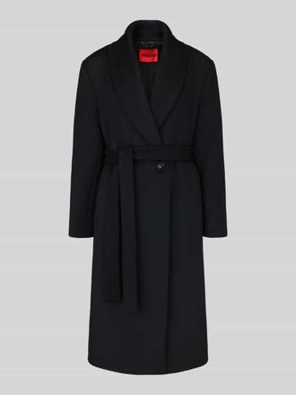 HUGO BOSS Regular Fit Mantel mit Woll-Anteil Modell Mindina